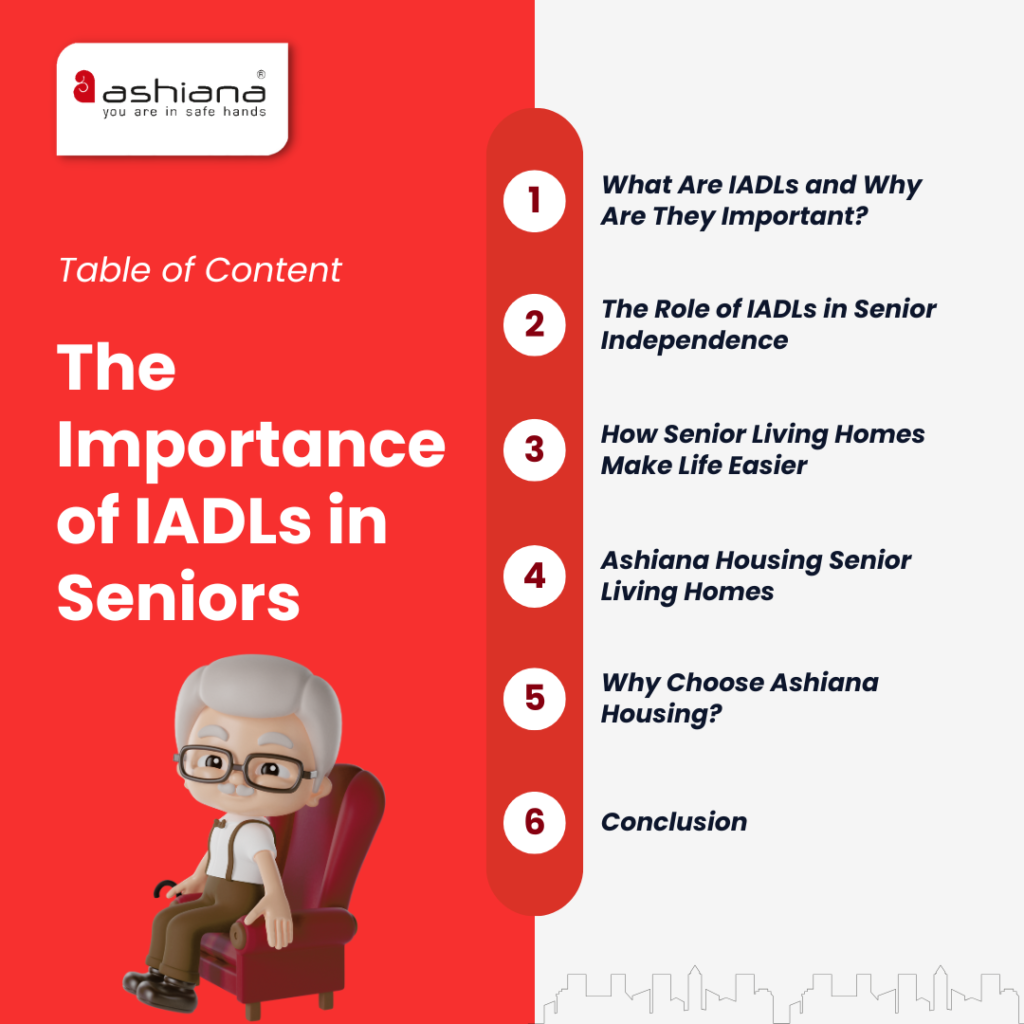 The Importance of IADLs in Seniors: Enhancing Senior Living Homes Ashiana