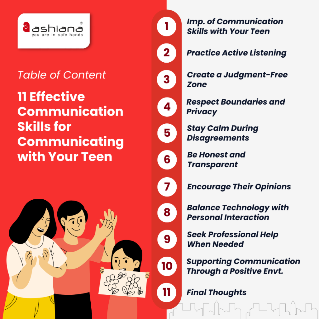 11 Effective Communication Skills for Communicating with Your Teen Ashiana