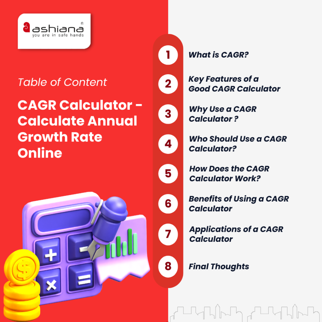 CAGR Calculator India: Simplify Investment Growth Analysis Ashiana
